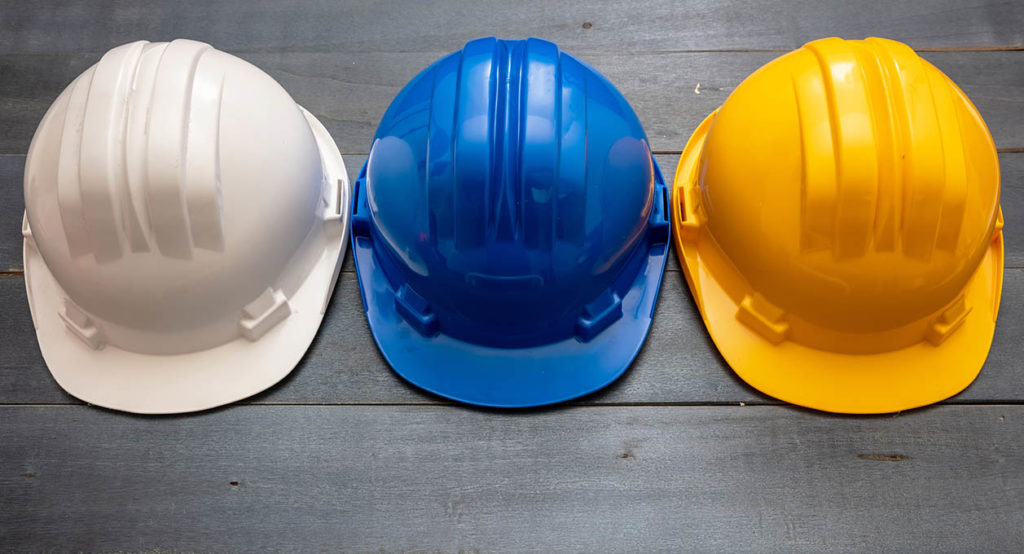 Coloured Hard Hats To Improve Safety On Construction Sites